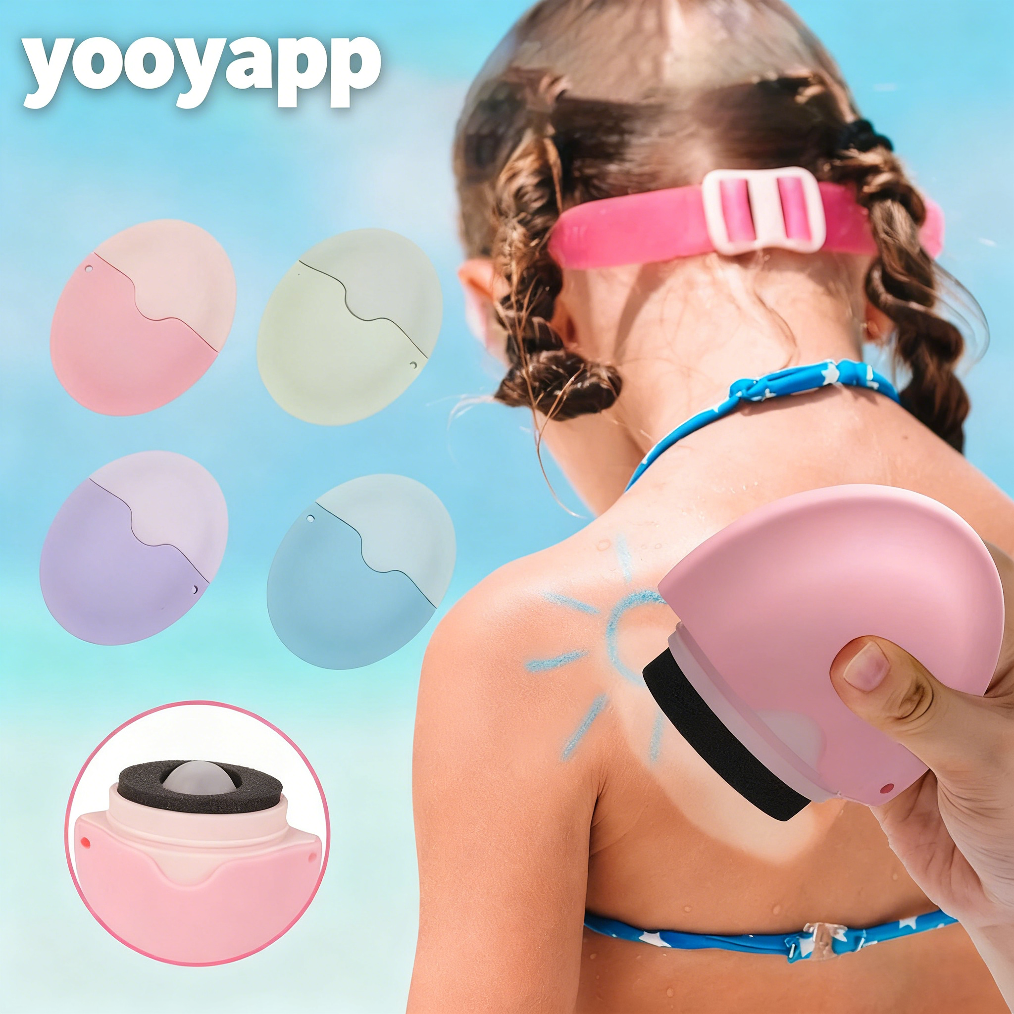 SunnySwipe ™ - Silicone sunscreen and lotion roller (1+1 FREE) – yooyapp